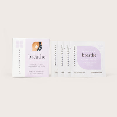 Breathe Aromatherapy Patch 4-Count Box Essential Oil Aroma Patch for ...
