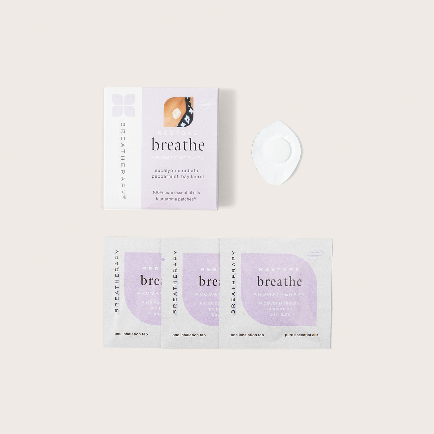 Breathe Aromatherapy Patch 4-Count Box Essential Oil Aroma Patch for ...