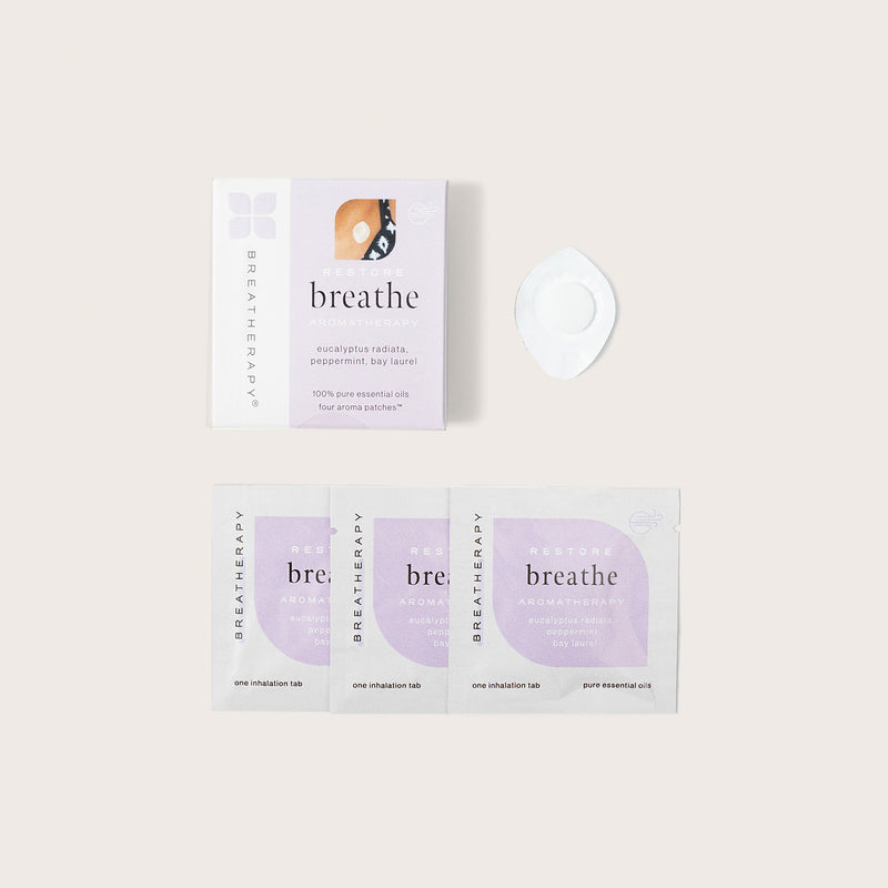Breathe Aromatherapy Patch 4-Count Box Essential Oil Aroma Patch for ...